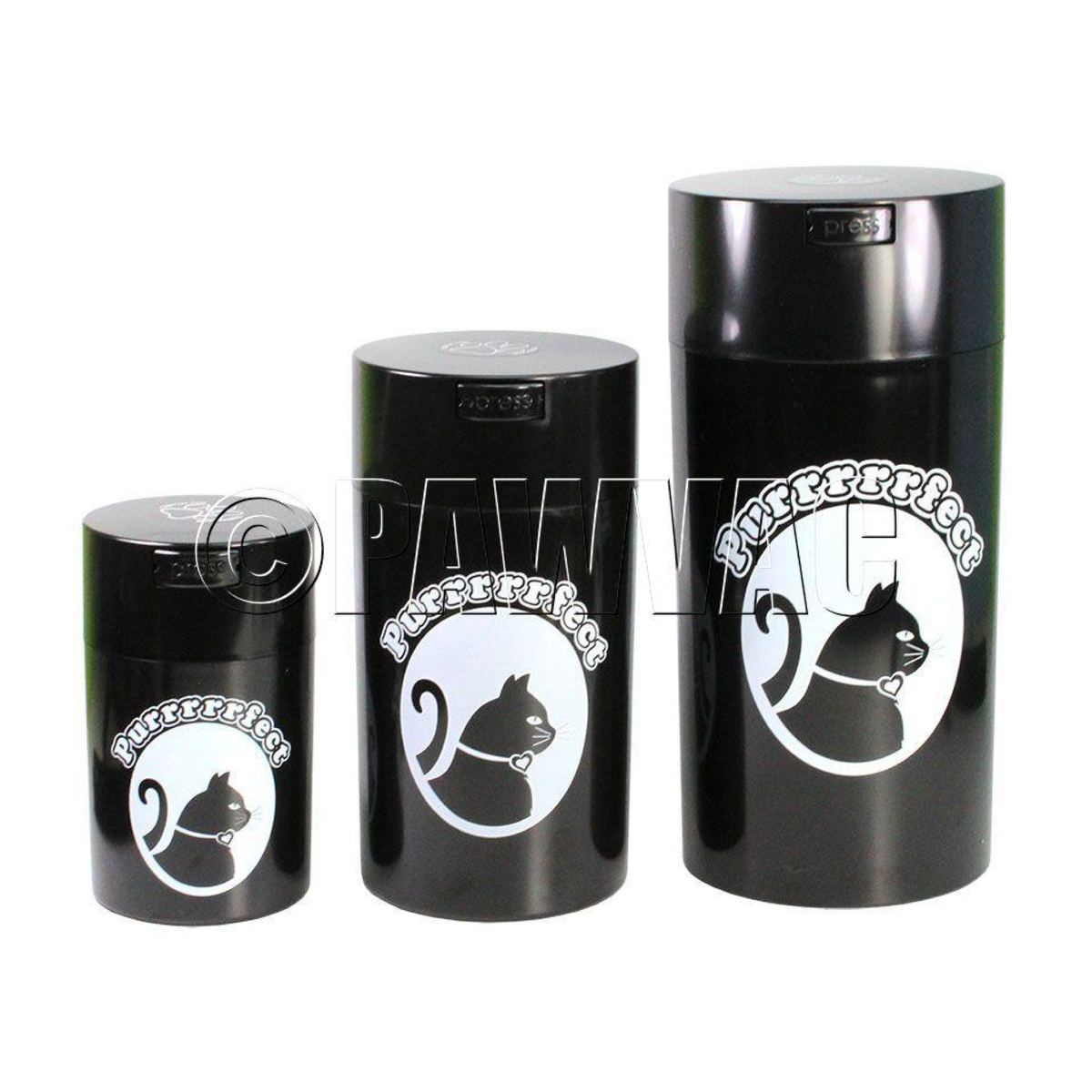 Vacuum Sealed Pet Food and Treat Storage Container | Set of 3 Vacs ...